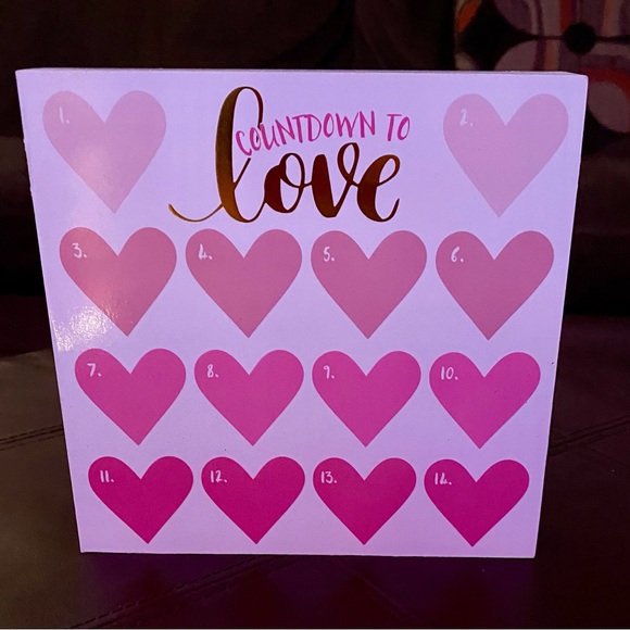 Target | Holiday | Valentines Target Tabletop Countdown Hearts Calendar ...